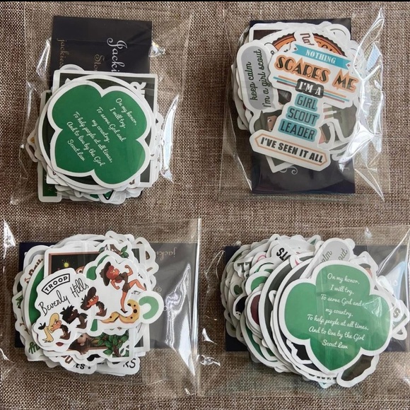 Art | Girl Scout Themed Sticker Pack | Poshmark